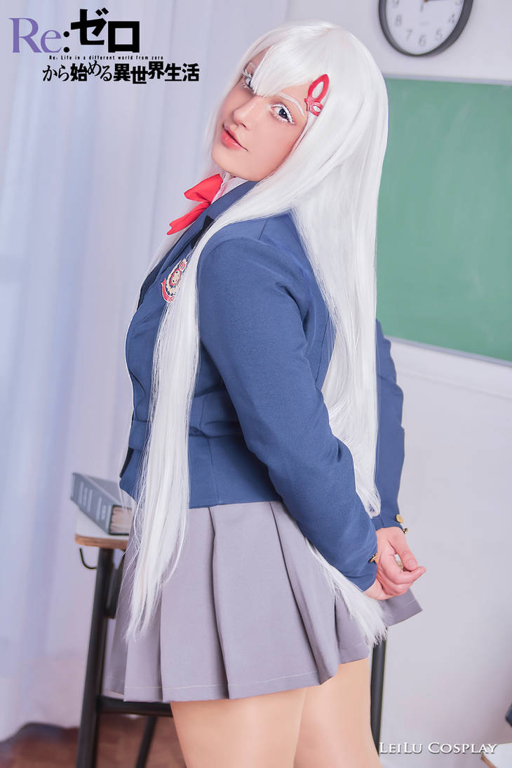 Re Zero Echidna School Ver By Leilucosplay On Deviantart