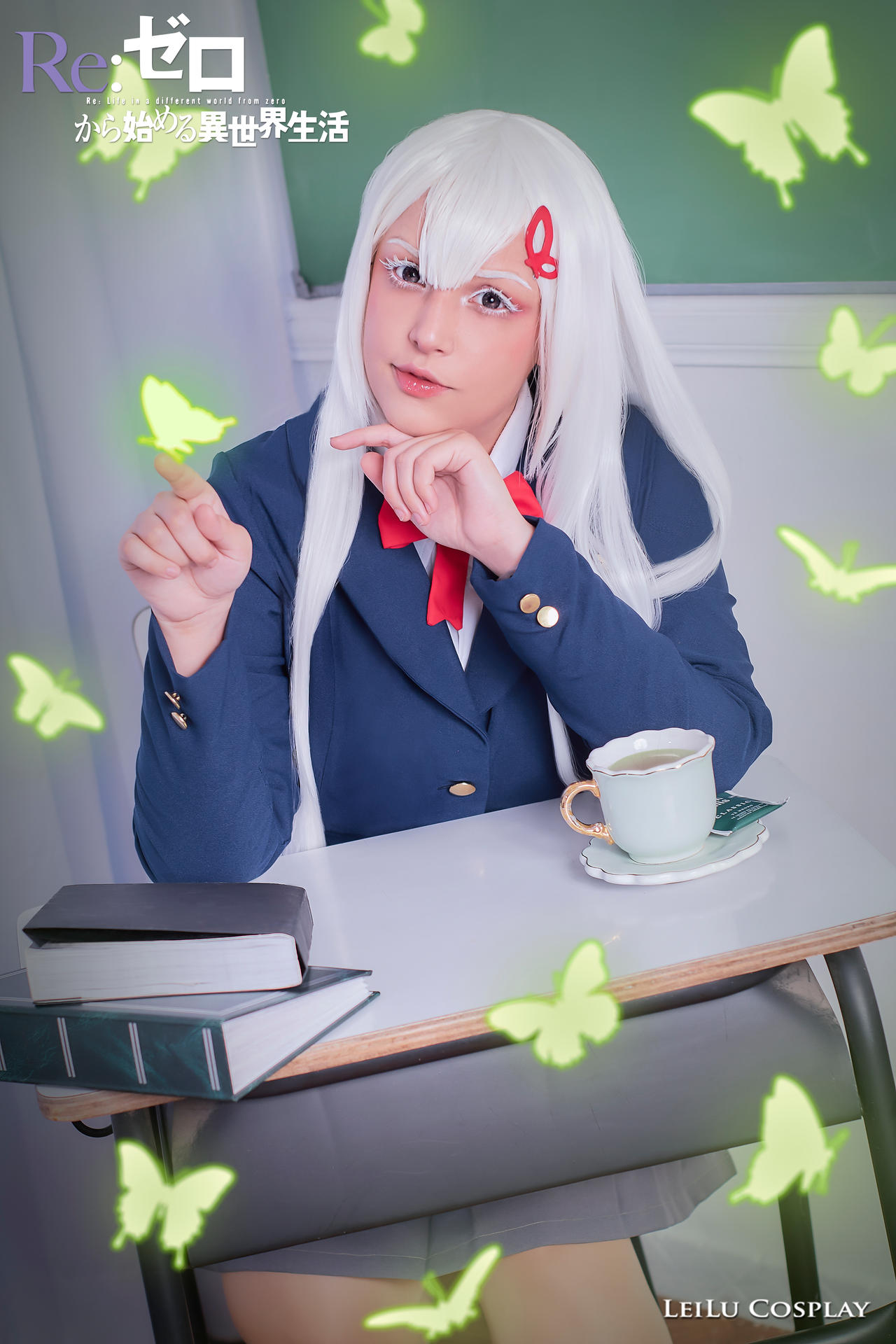 Re Zero Echidna School Ver By Leilucosplay On Deviantart