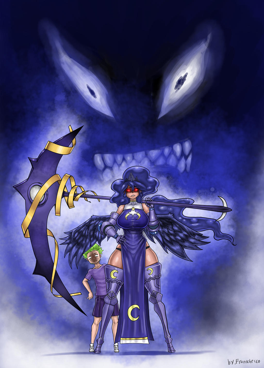 Angry Luna By Franschesco On Deviantart