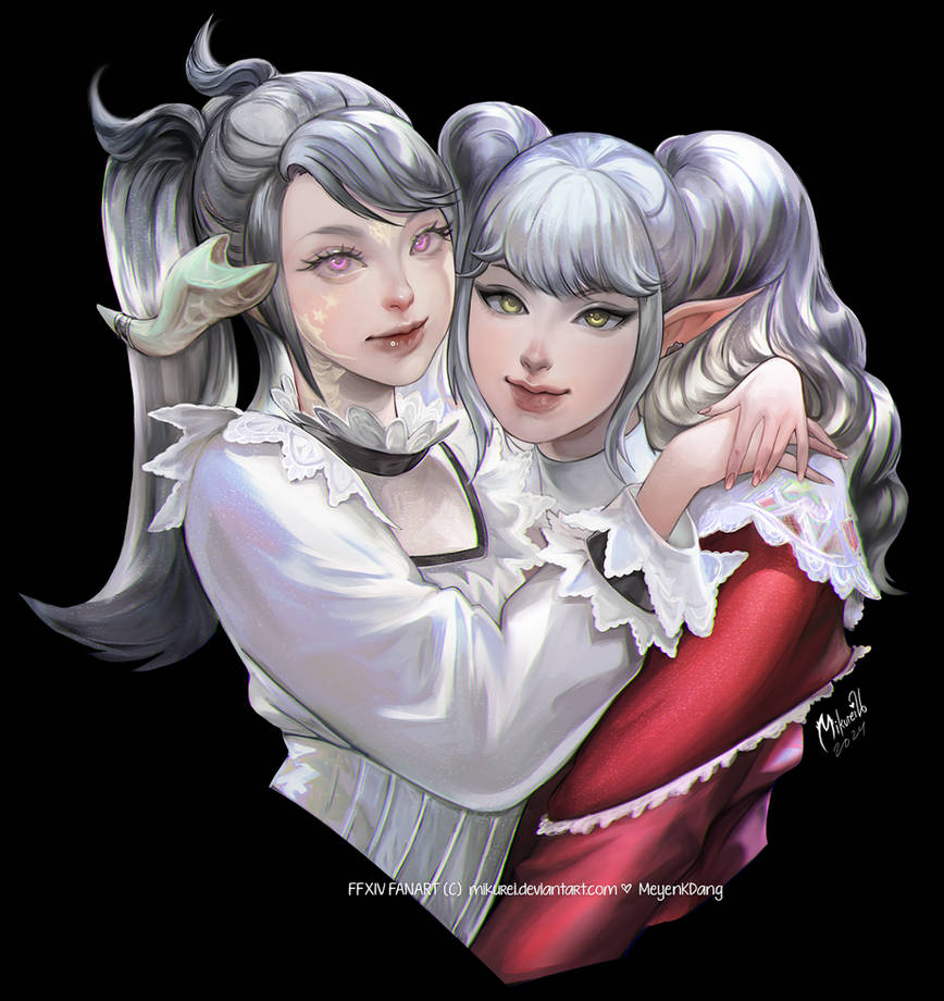 Sundae And Faris Ffxiv Commission By Mikurei26 On Deviantart