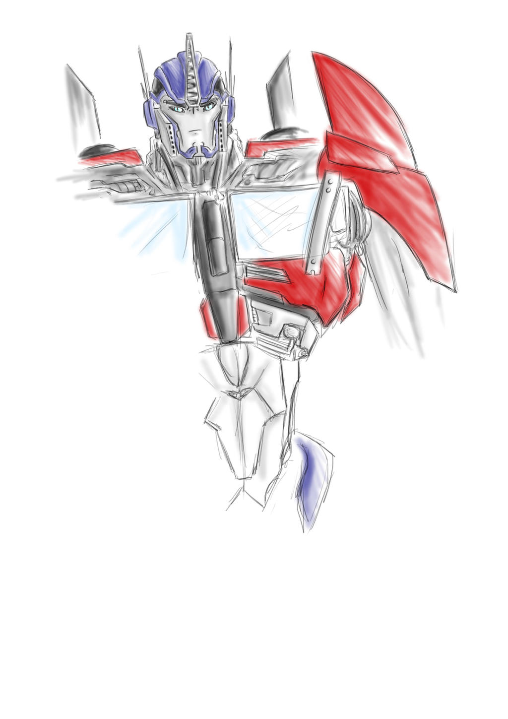 Tfp Optimus Sketch By Evaison On Deviantart