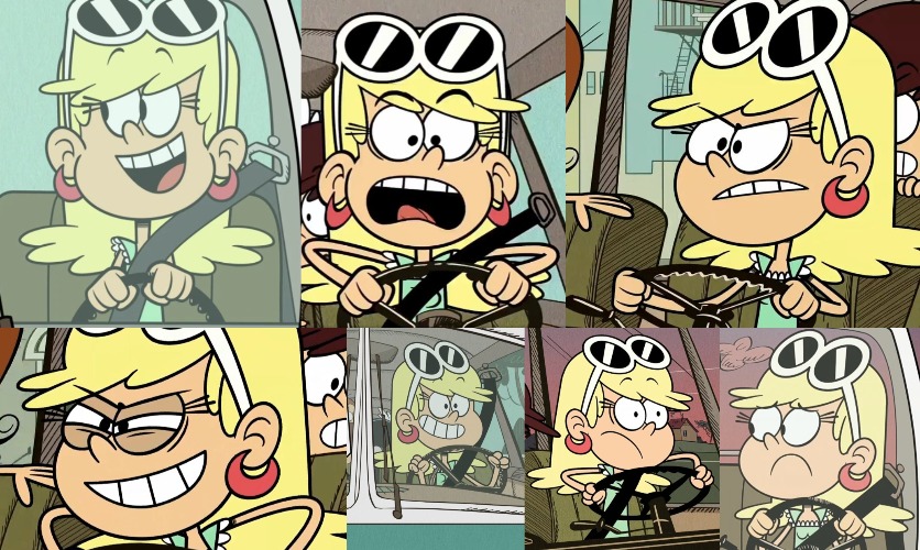 Leni Loud Driving Collage By Ak 97andcompany On Deviantart