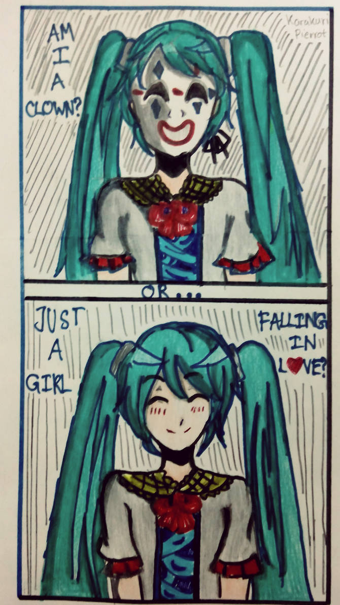 Hatsune Mikuclown By Harukojkpn On Deviantart