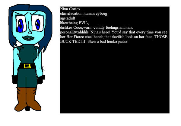 Nina cortex-Profile by daslenebandicoot on DeviantArt