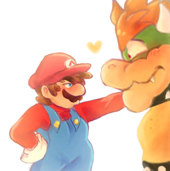 Mario X Bowser By Mariolovebowser On Deviantart