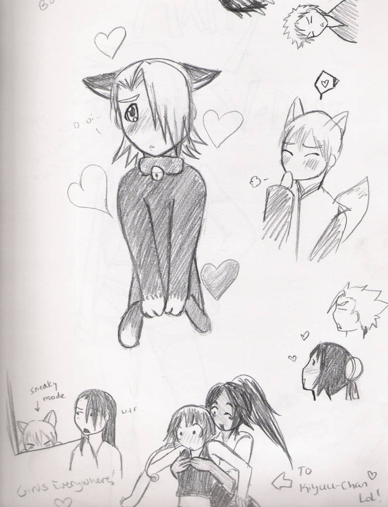 Kitties, boobs n spies-Bleach by MrsHyuga on DeviantArt