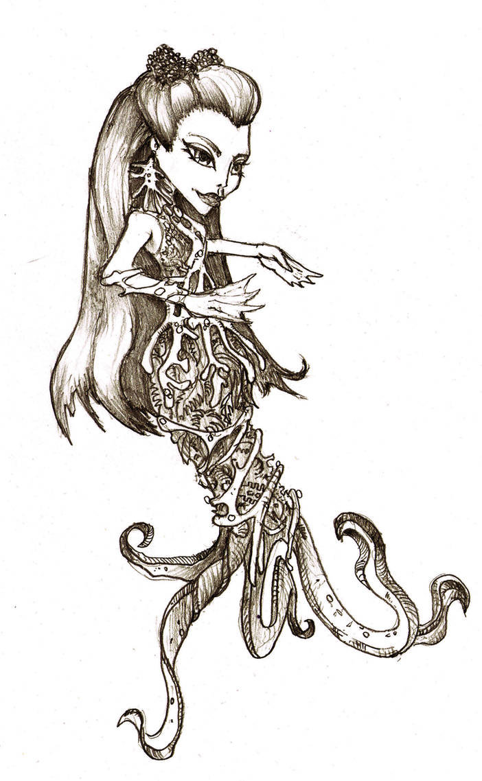 Monster High Mermaid By Byrdworx On Deviantart