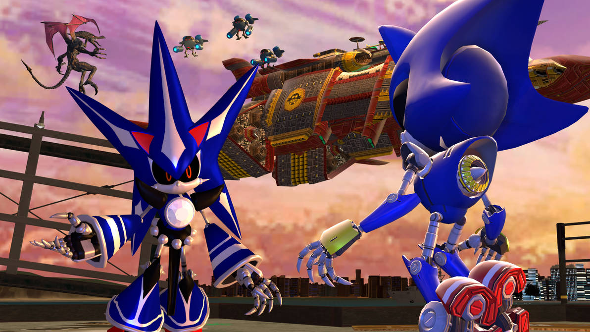 Neo Vs Metal Sonic By Drshadix On Deviantart