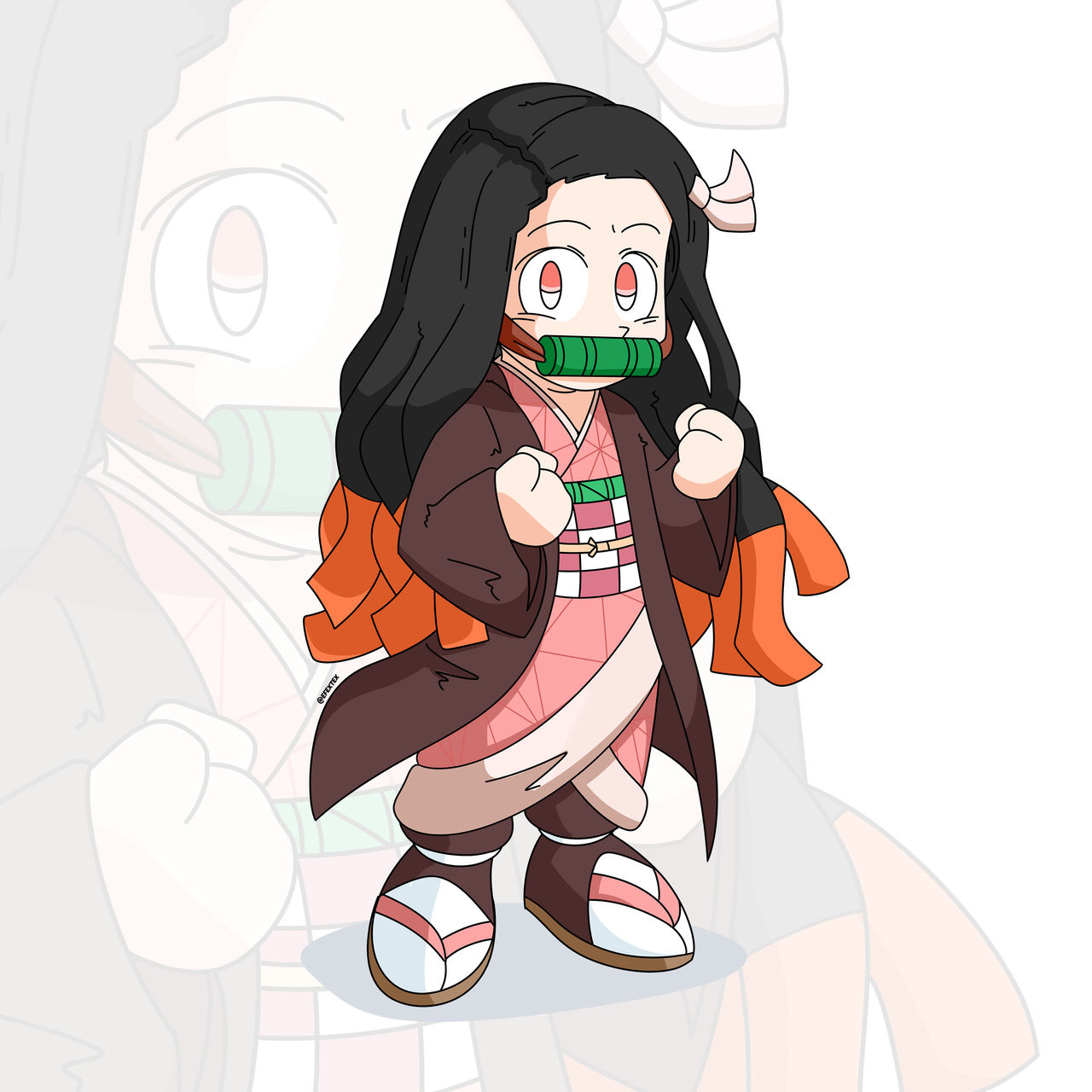 Megaman Style Nezuko By Efextex On Deviantart