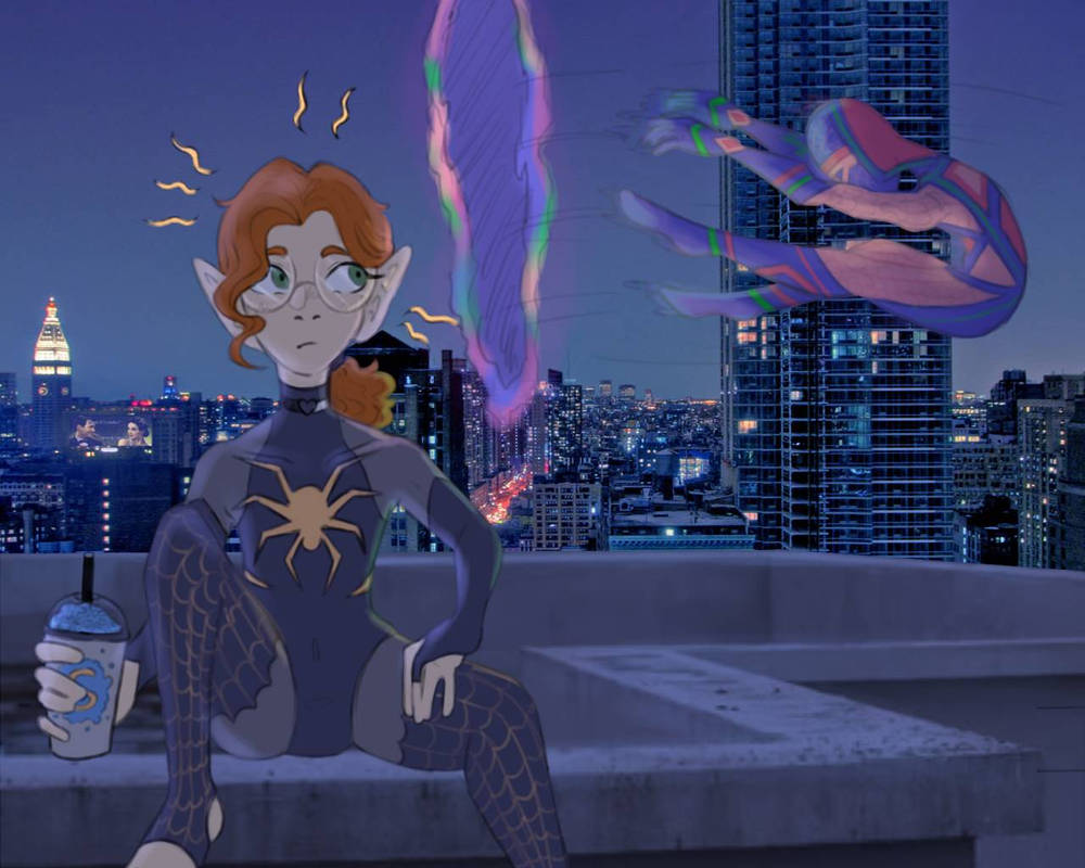 Yet Another Spidersona Art Fight Attack By Neptune Grainsofart On Deviantart