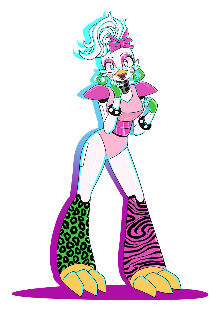 Fanart Glamrock Chica Fnaf Security Breach By Lunarmorte On Deviantart