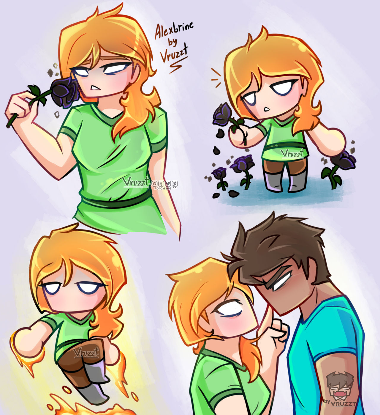 Minecraft Alexbrine By Vruzzt On Deviantart