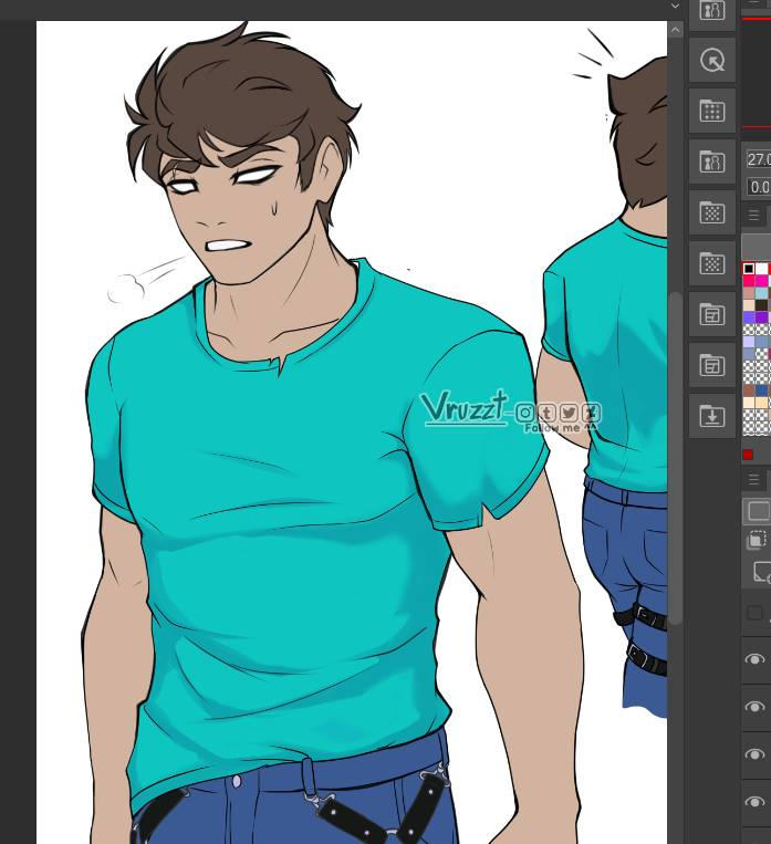 Wip Herobrine By Vruzzt On Deviantart