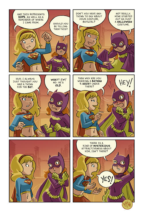 Supergirl And Batgirl By Sextonblake On Deviantart