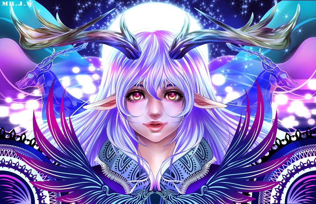 Deer Girl By Mrjw On Deviantart