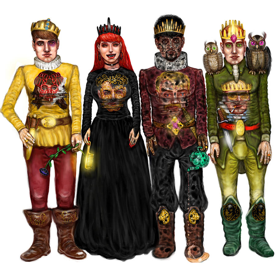 Princes And Princess Figures Final Ipad Pro By Pavelhruskovsky On Deviantart