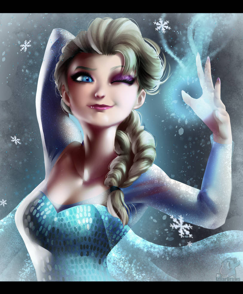 Frozen Elsa By Izhardraws On Deviantart