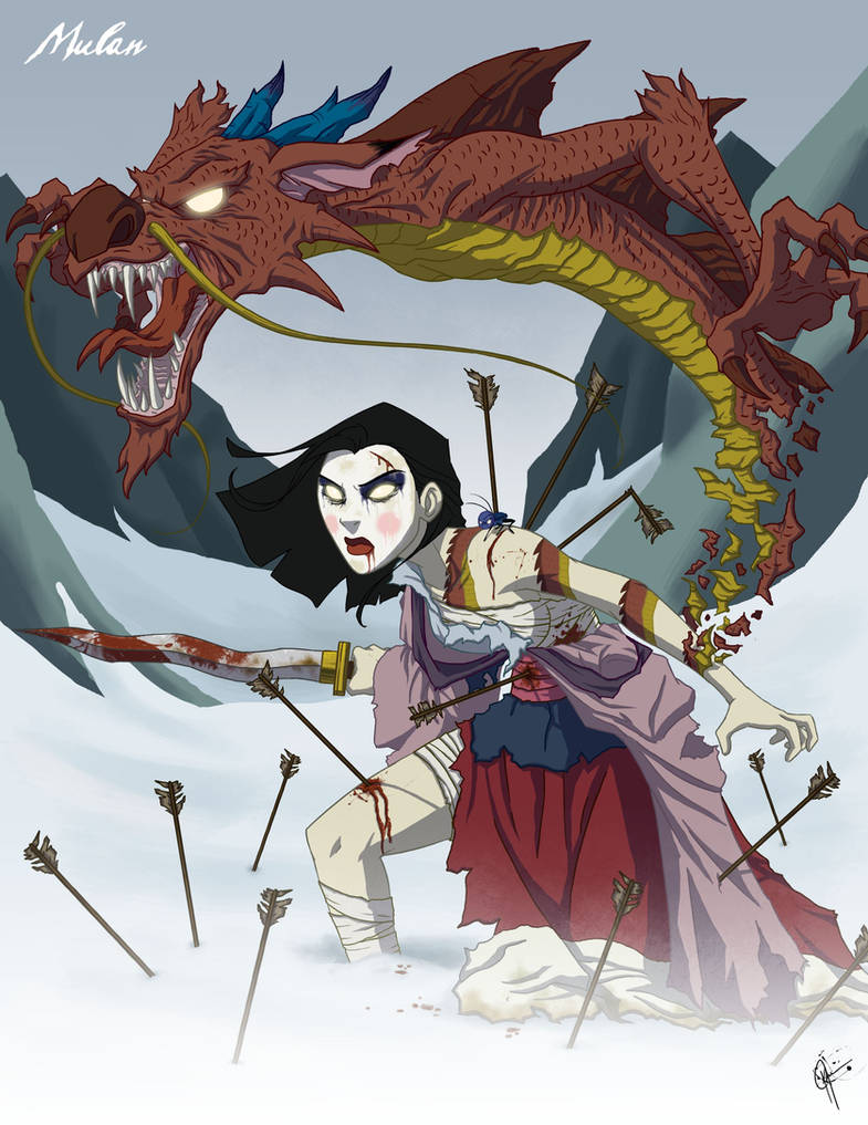 Twisted Princess: Mulan by jeftoon01 on DeviantArt Twisted Princess: Mulan by jeftoon01 on DeviantArt