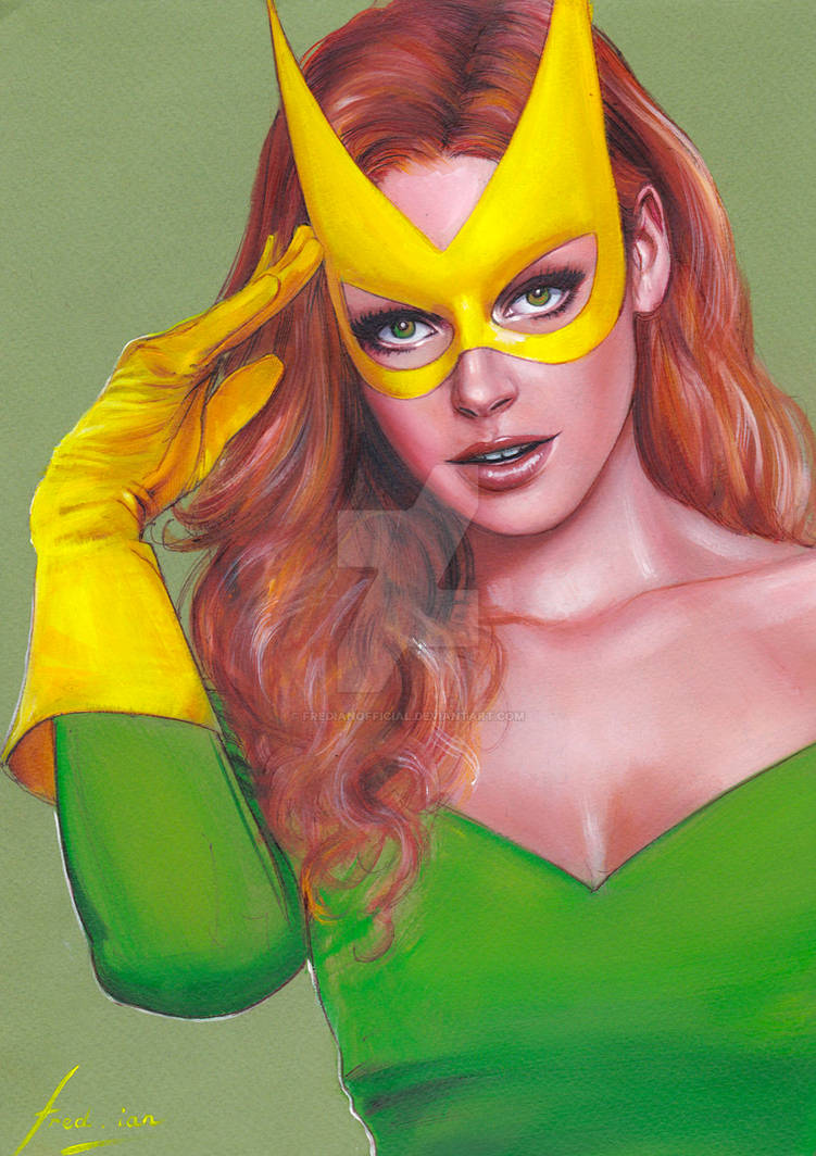 Jean Grey As Marvel Girl By Fredianofficial On Deviantart