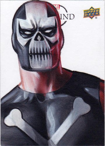Upper Deck Marvel Unbound Sketch Card Crossbones By Fredianofficial