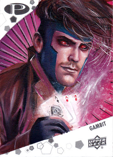 Marvel Premier Sketch Card Gambit By Fredianofficial On Deviantart