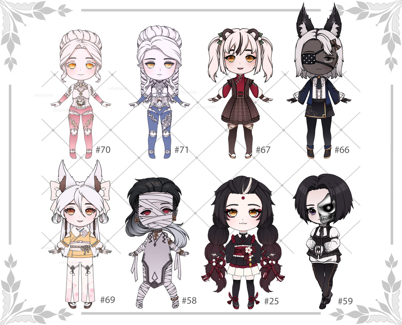 Chibi Adopt Auction By Tenebrosa19 On Deviantart