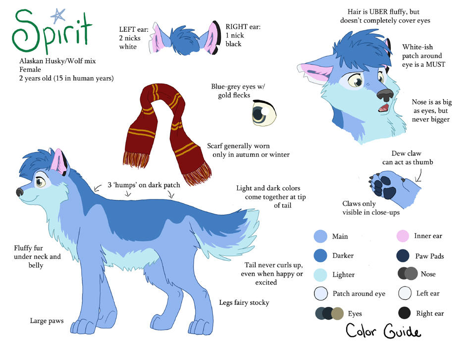 Detailed Spirit Ref Sheet by nooby-banana on DeviantArt