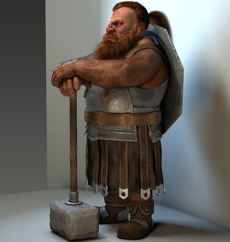 Armored dwarf by Hoborgian on DeviantArt Armored dwarf by Hoborgian on DeviantArt