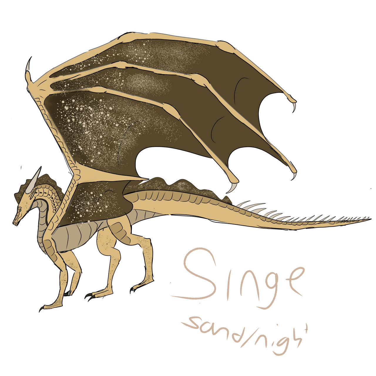SandWing NightWing hybrid adopt OPEN by Icewalke on DeviantArt SandWing NightWing hybrid adopt OPEN by Icewalke on DeviantArt