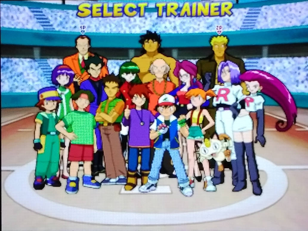 Pokemon Puzzle League Trainer Selection Screen By 99f5 On Deviantart