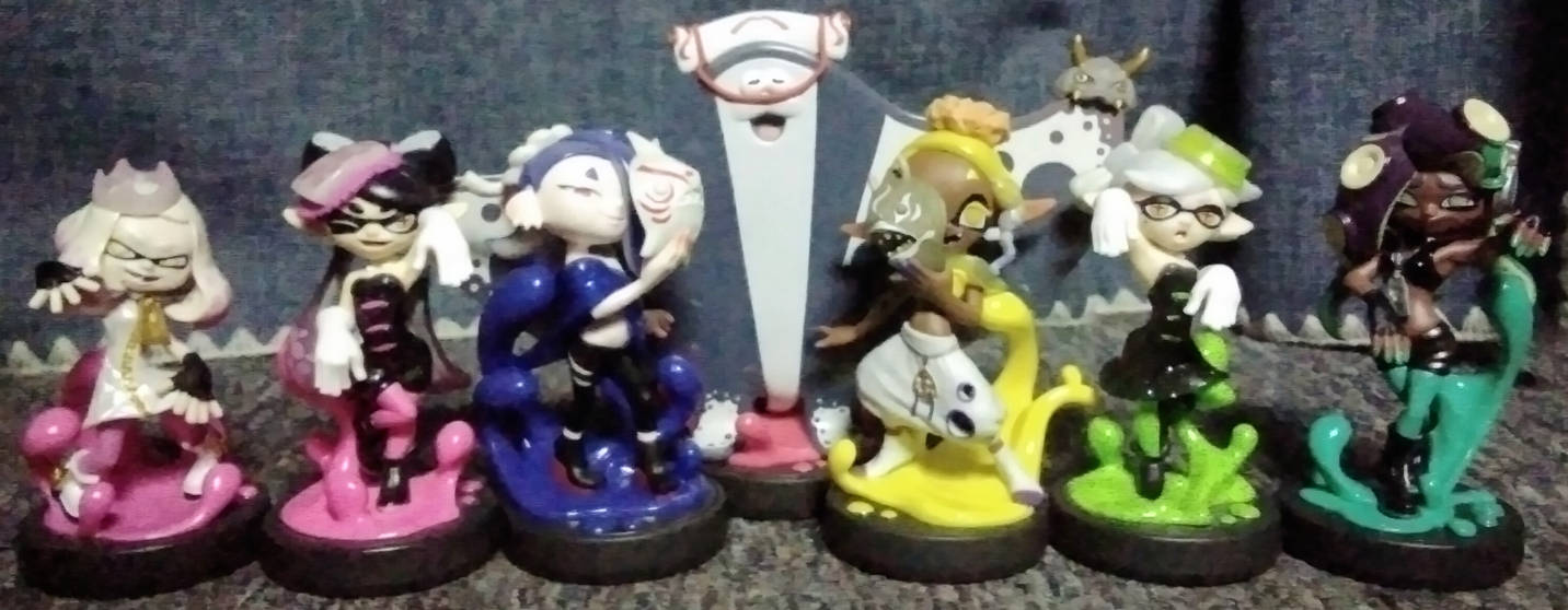 Squid Sisters Off The Hook And Deep Cut Idols By 99f5 On Deviantart