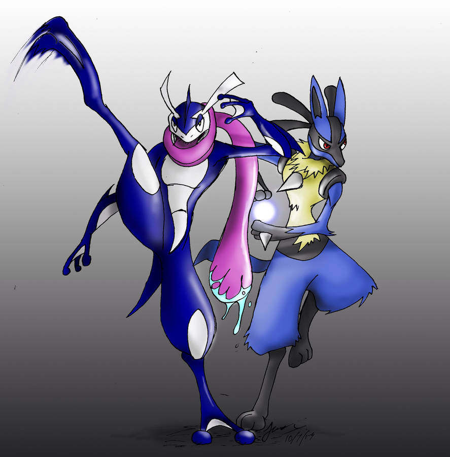 Lucario X Greninja