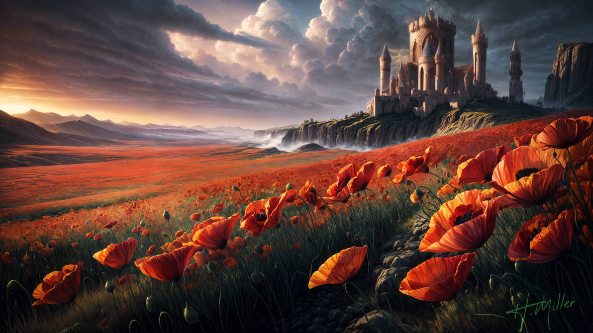 The Poppie Fields By En Tal On Deviantart