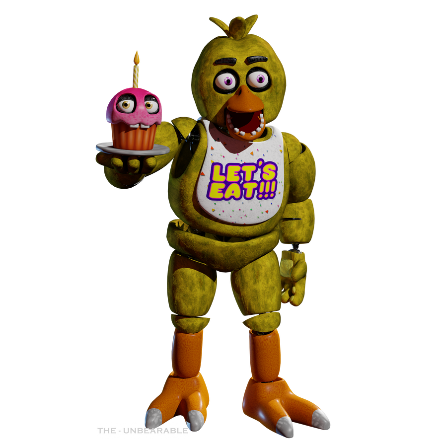 Chica Character Render by TheUnbearable101 on DeviantArt Chica Character Render by TheUnbearable101 on DeviantArt