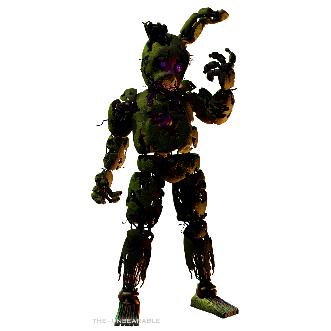 Sfm Fnaf Ssr Springtrap Render By Opandtsfan On Devia