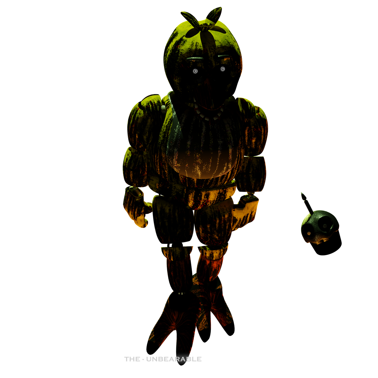 Phantom Chica Character Render By Theunbearable101 On Deviantart