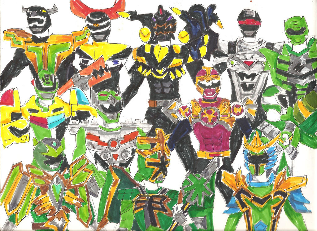 5 Black 7 Green And 1 Crimson Battlizers By Lavenderranger On Deviantart