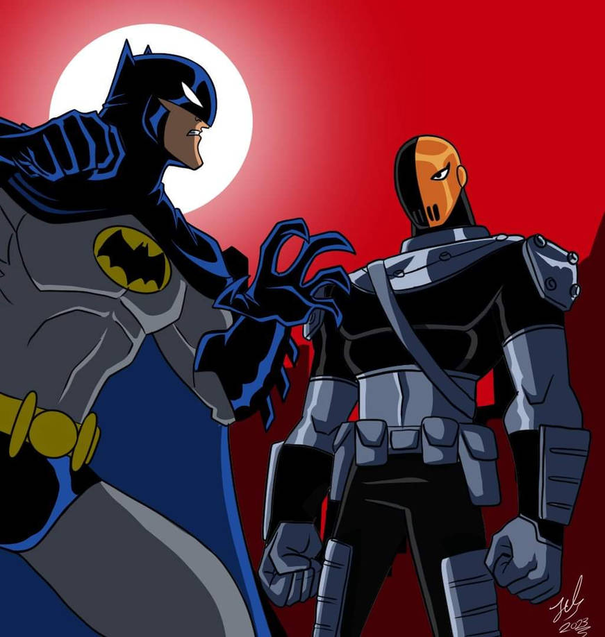 The Batman Vs Slade By Acewantstodraw On Deviantart