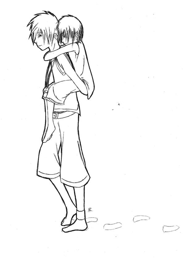 Piggyback by ilovebluejello on DeviantArt