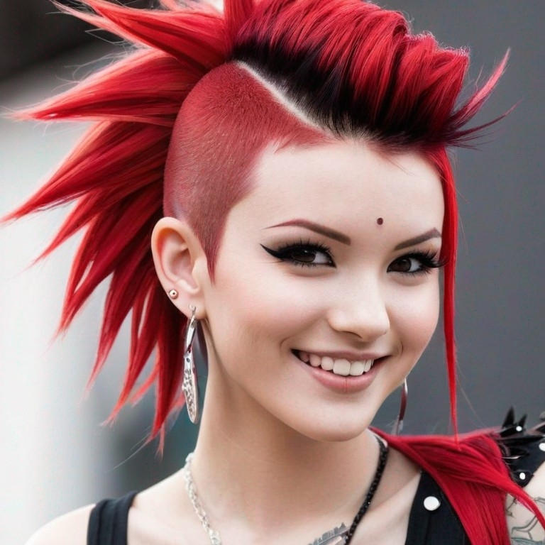 A Cute Punk Girl 14043 By Dragonparker On Deviantart