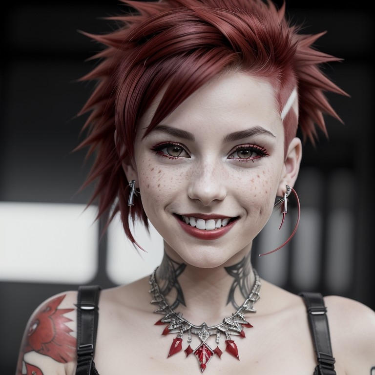 A Cute Punk Girl Fd373 By Dragonparker On Deviantart