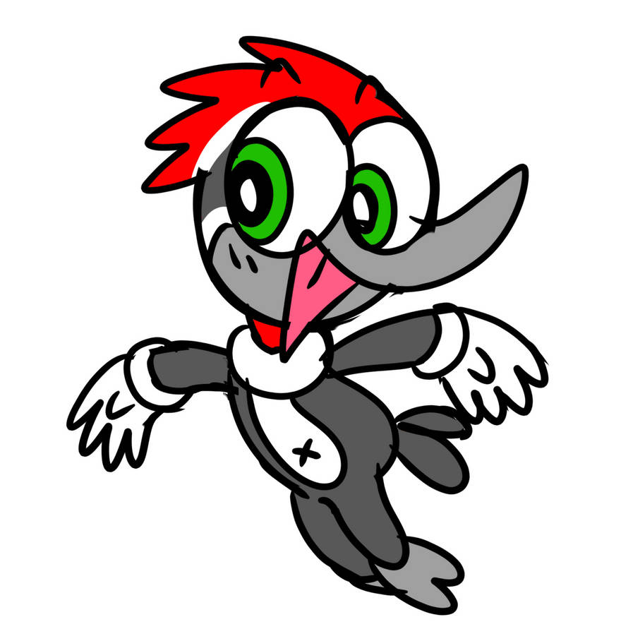 Woody W Actual Woodpecker Colors By Zarigoldxpc On Deviantart