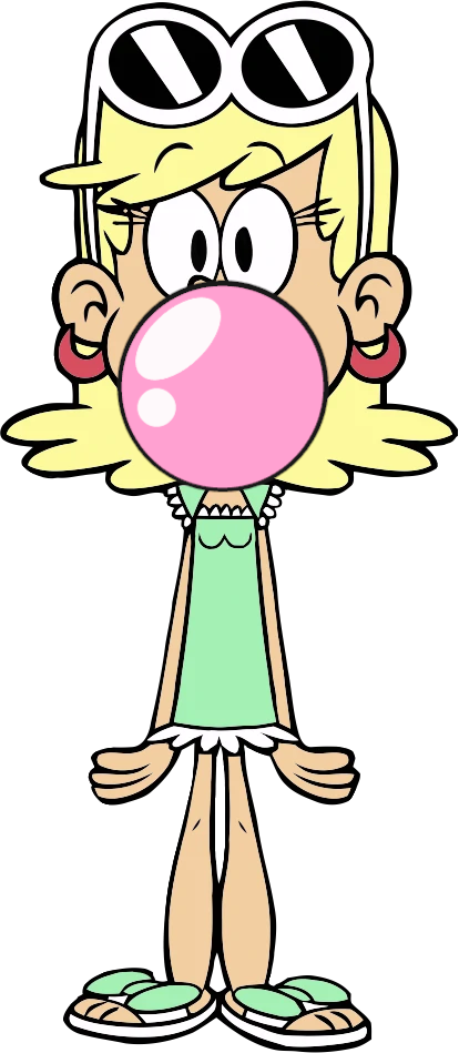 Leni Loud Blowing Bubble Gum By Tedster7800 On Deviantart