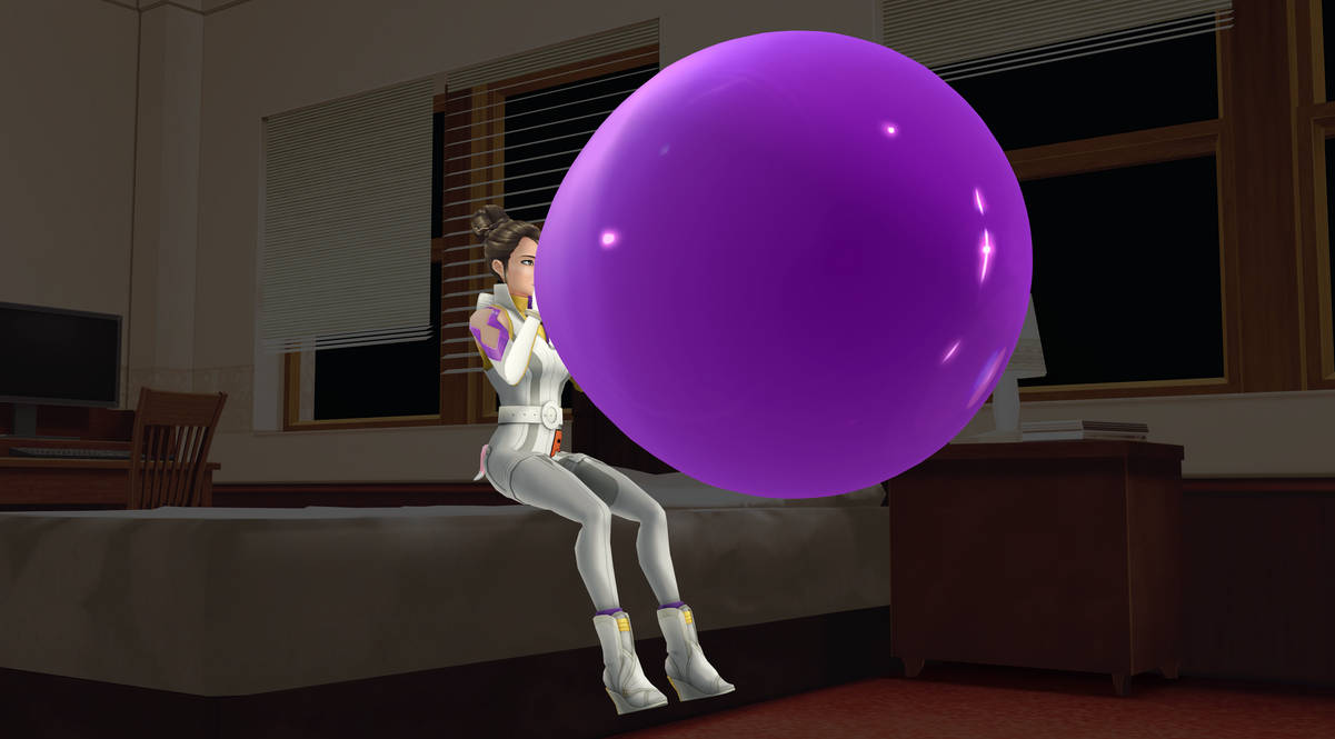 Sierra Blowing Up A Balloon By Tedster7800 On Deviantart