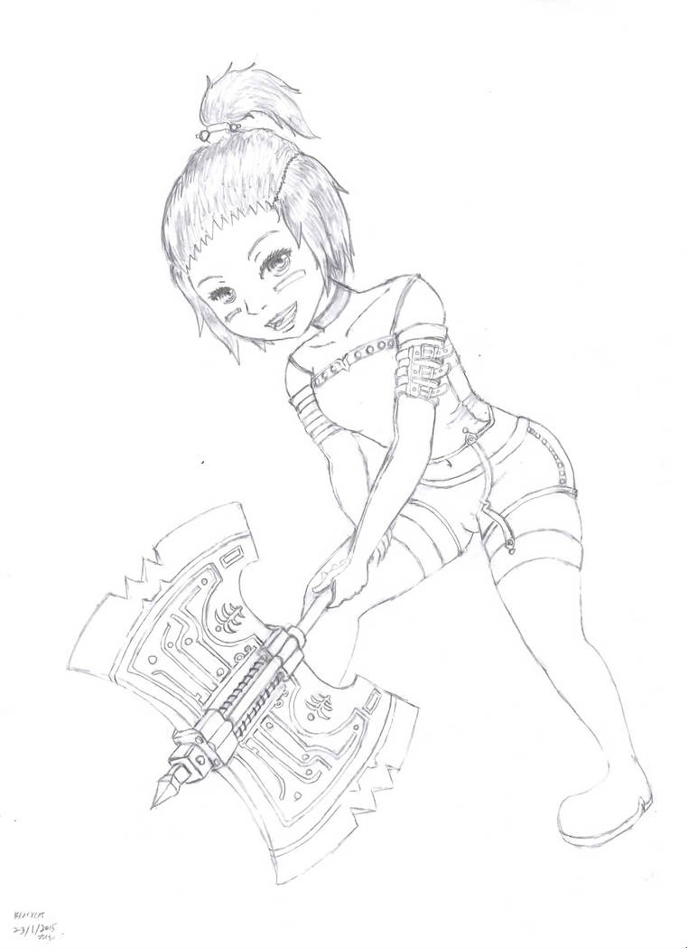 Lady Warrior 2 By Bearxcat On Deviantart