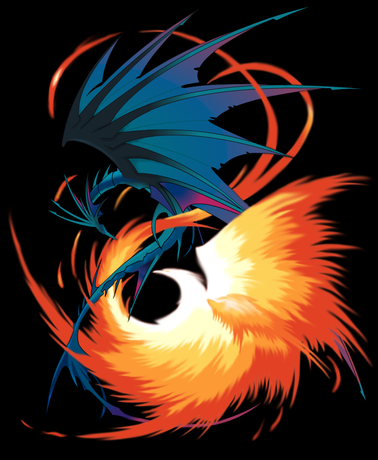 dragon and fenix by Brockleon on DeviantArt