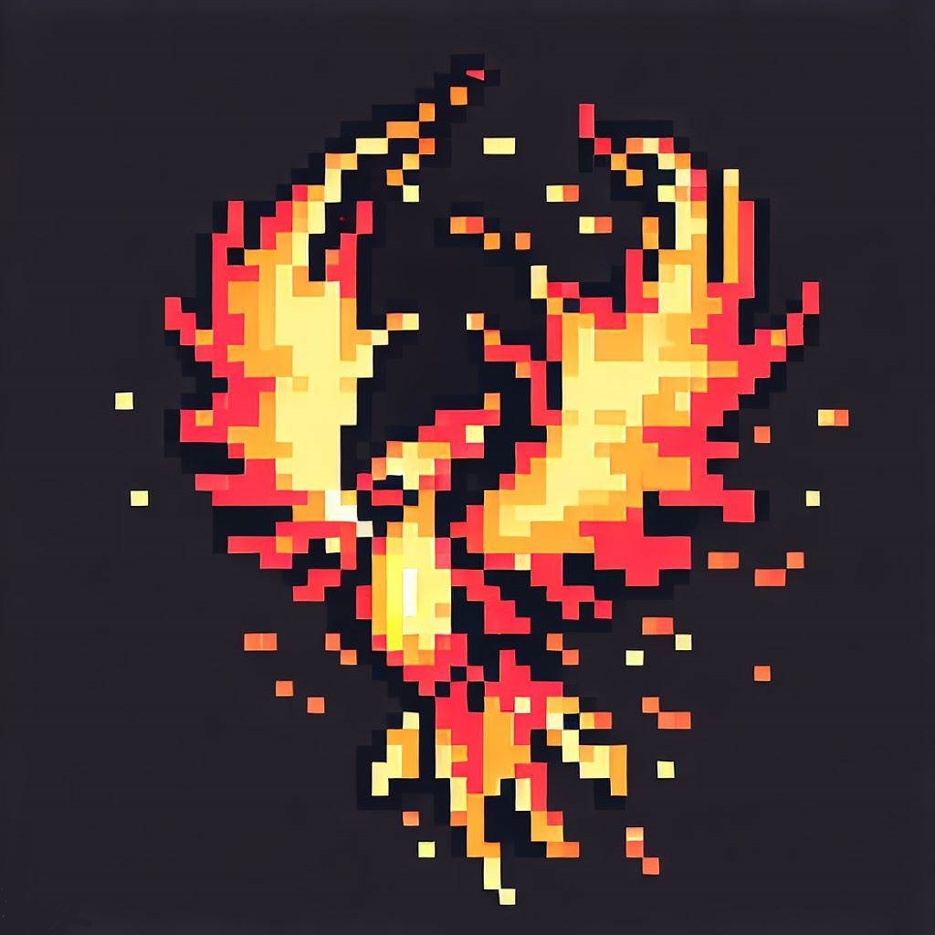 The Phoenix Pixel By Hoainam04 On Deviantart