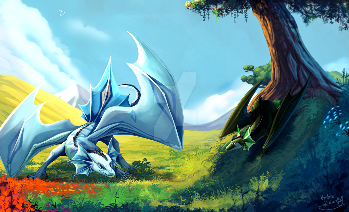Umbra and Ygir by Umbra-Daiwrfol on DeviantArt Umbra and Ygir by Umbra-Daiwrfol on DeviantArt