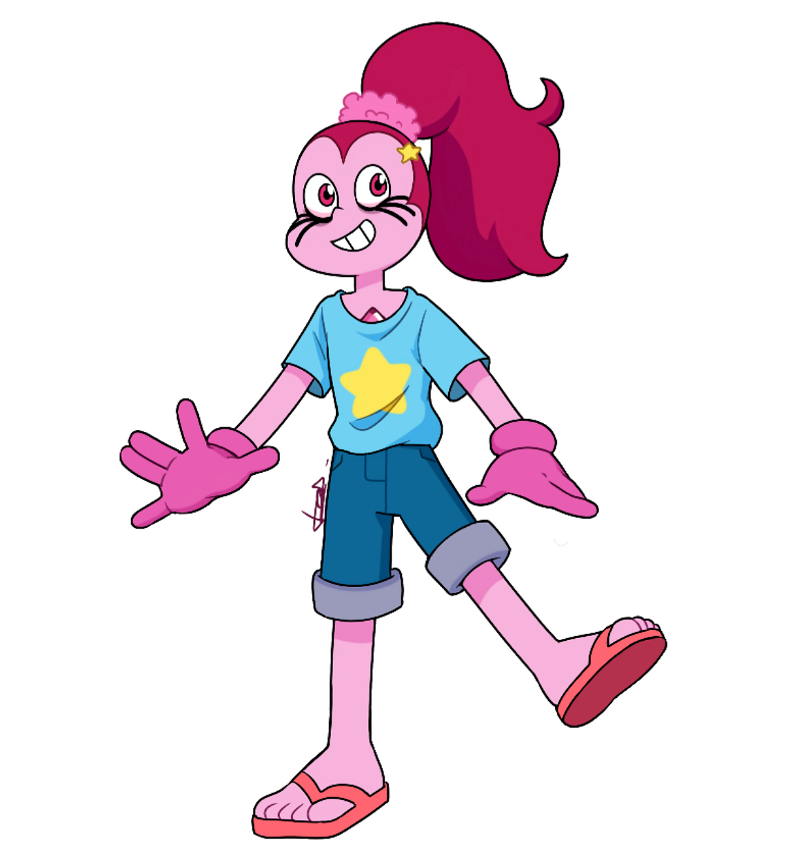 Spinel Wearing Stevens Outfit By Natuski On Deviantart
