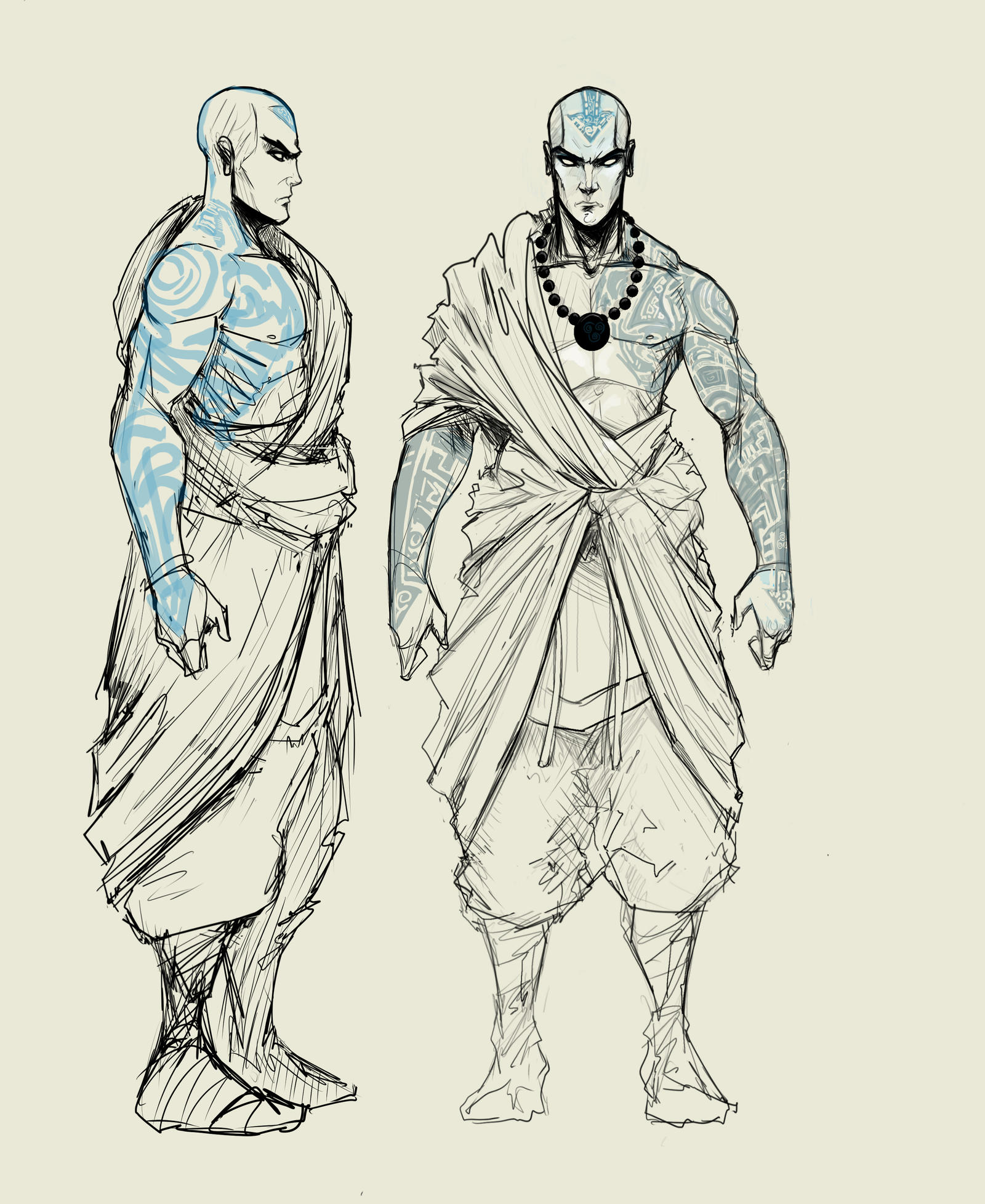 Adult Aang Profile By Sketchydeez On Deviantart